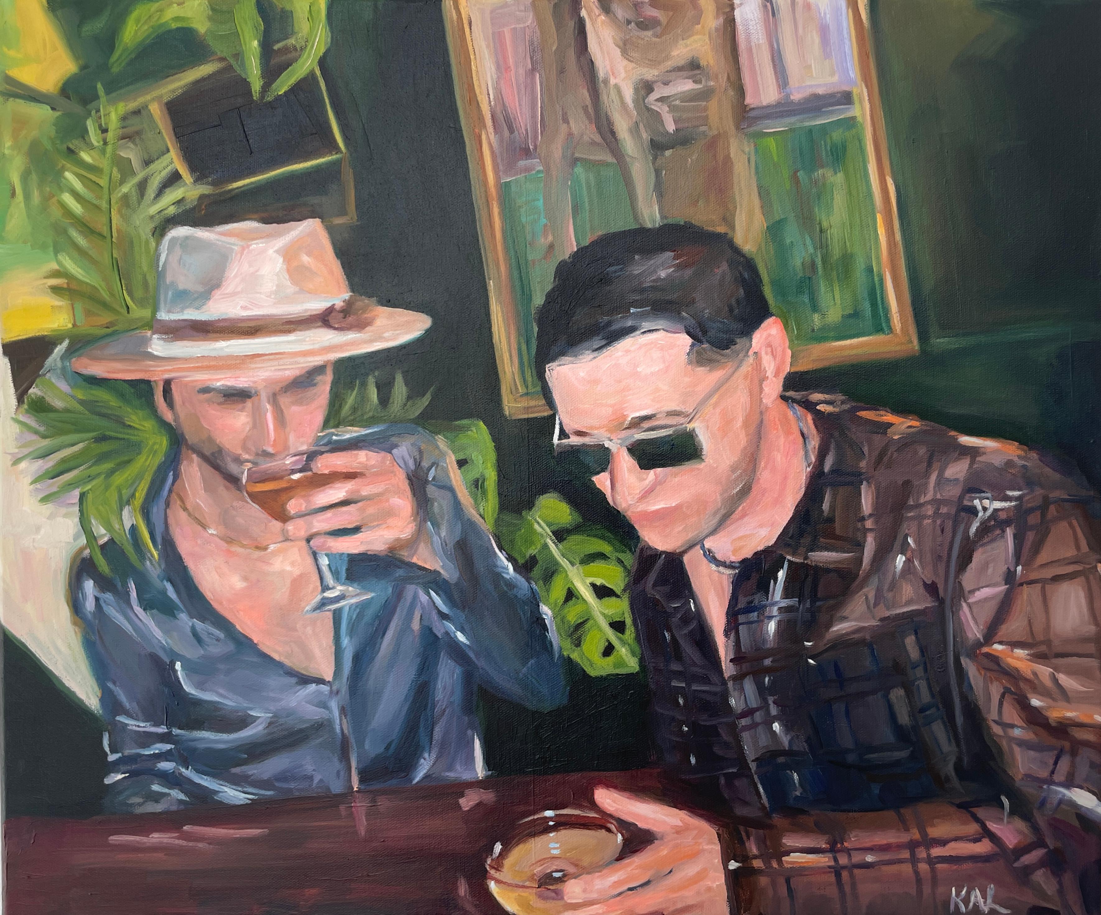 Kory Alexander - Desert House - acrylic on wood at 1stDibs