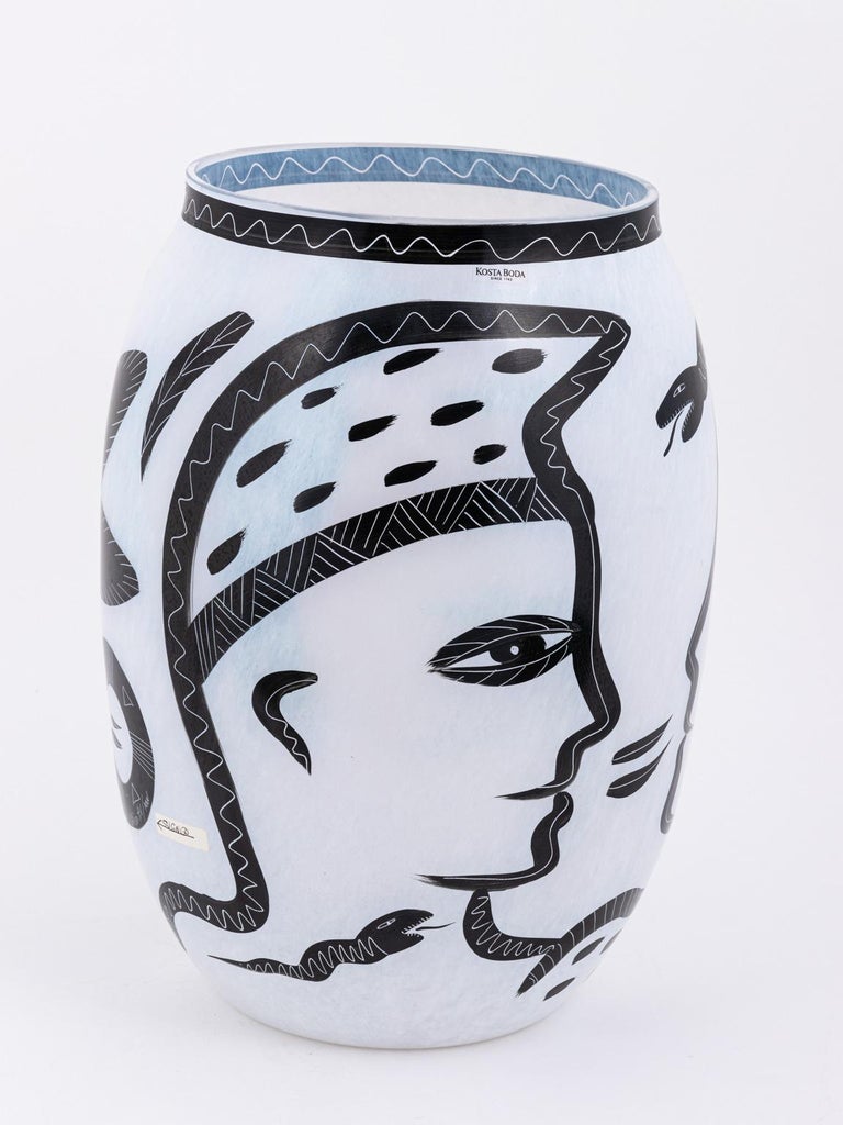 Kosta Boda Large Caramba Vase at 1stDibs