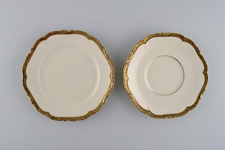 KPM, Berlin, Royal Ivory Tea Service in Cream-Colored Porcelain For ...
