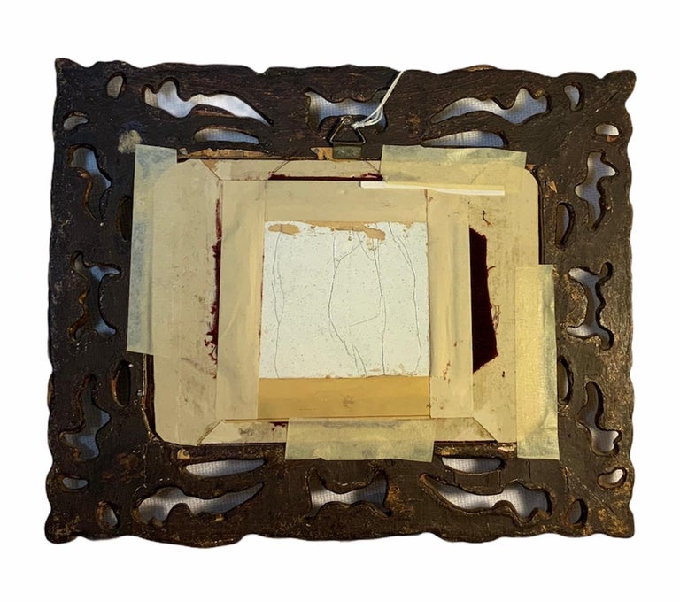 KPM Style Hand Painted Medieval Time Scene Plaque For Sale at 1stDibs