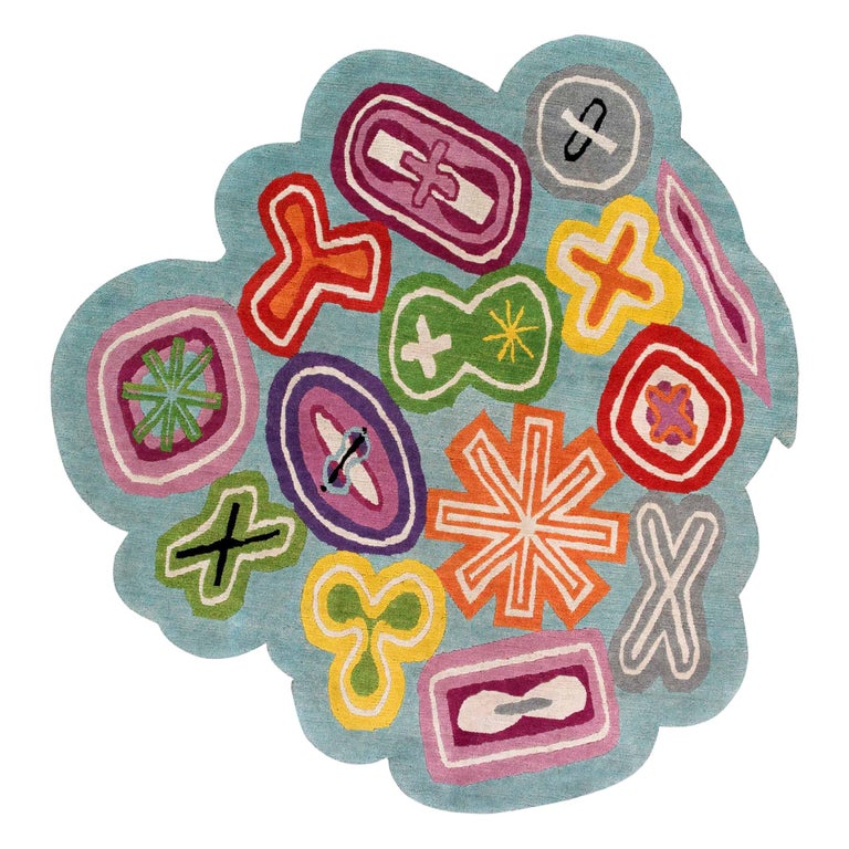 KR1 Woollen Carpet by Karim Rashid for Post Design Collection/Memphis ...