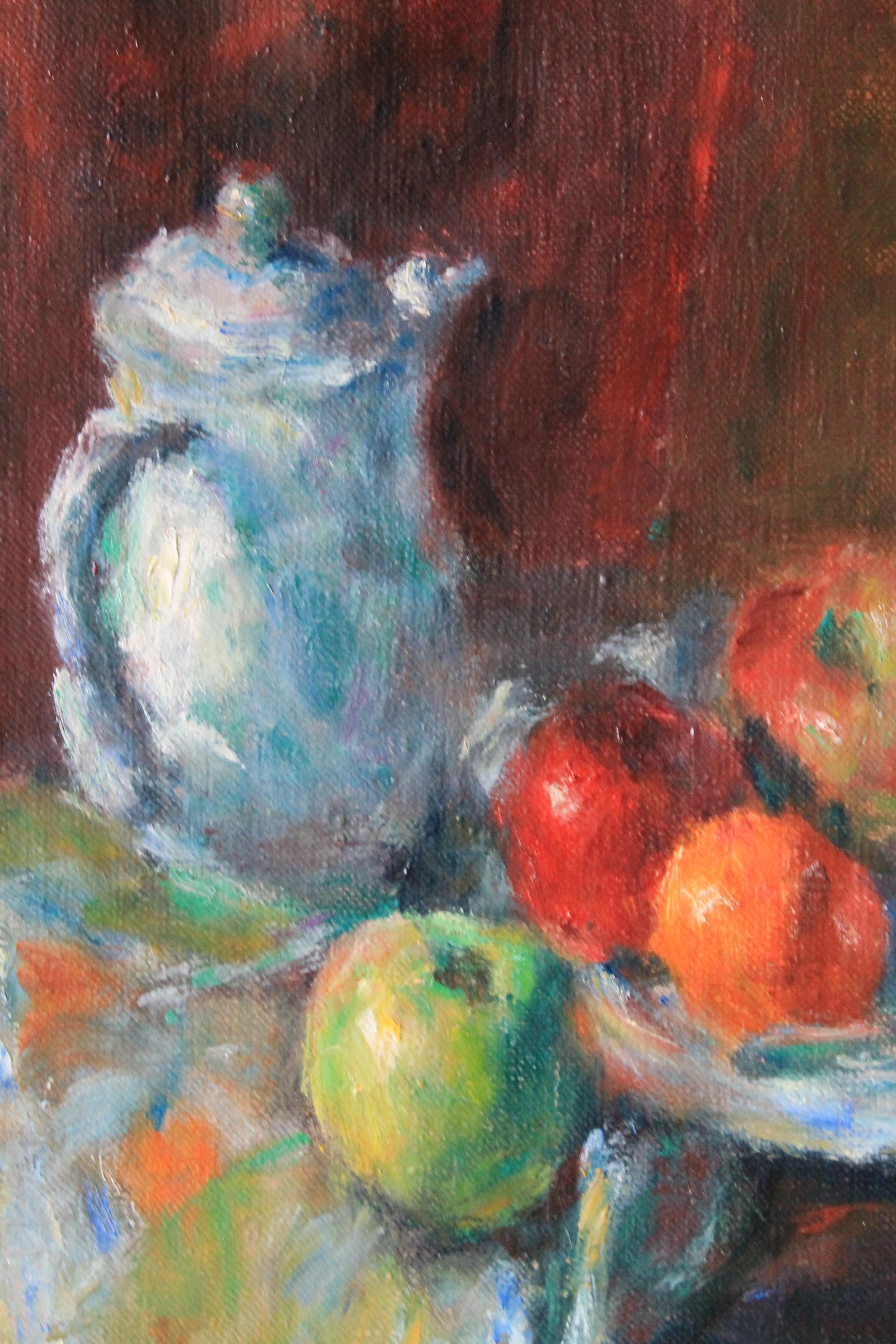 Krikor Bedikian - French still life oil painting, vintage still life ...