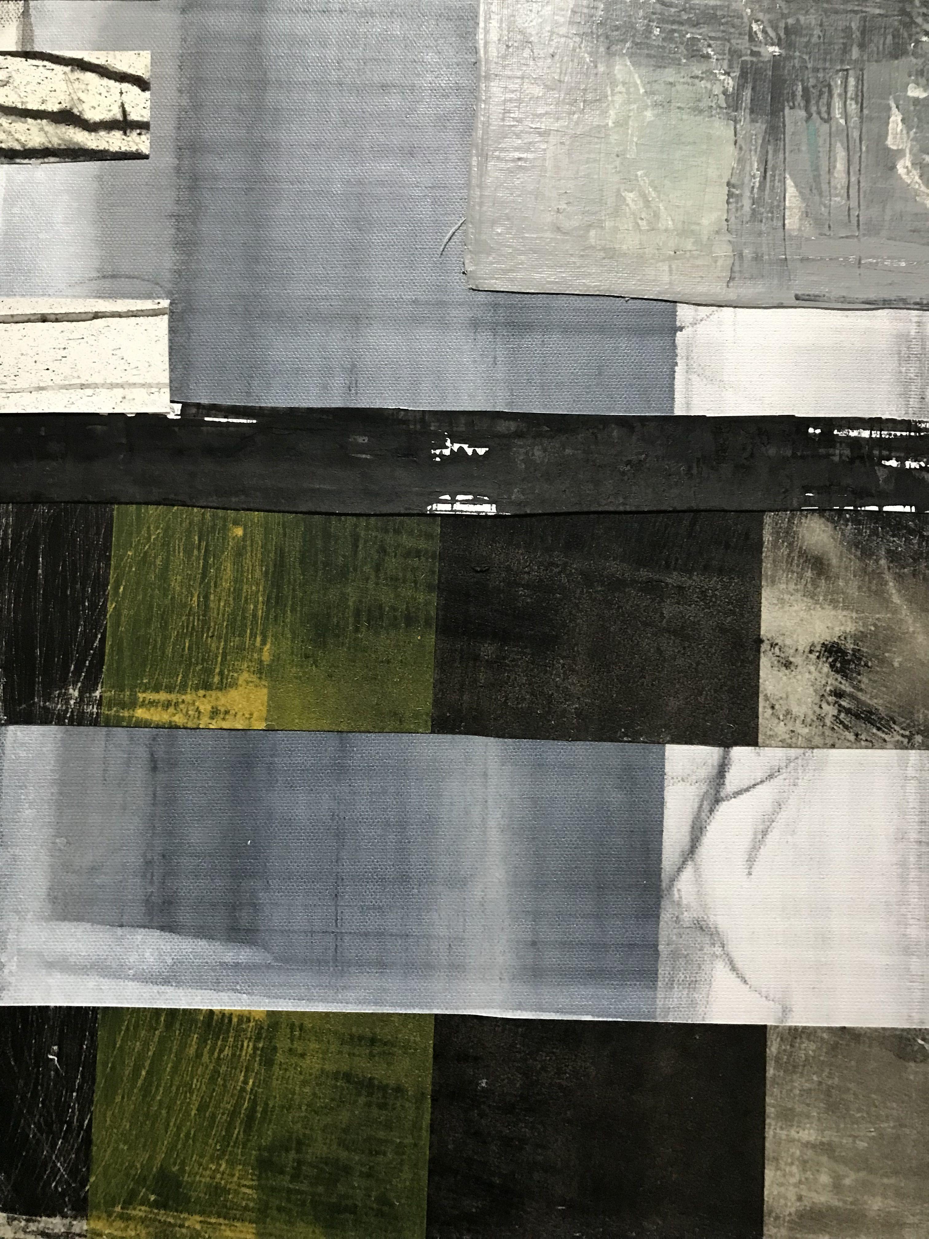 Kris Haas - Never Here Its There, Mixed Media on Canvas For Sale at 1stDibs