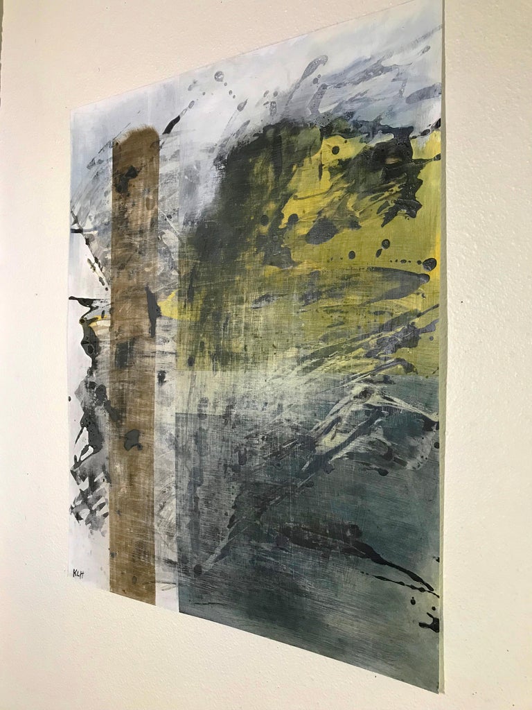 Kris Haas - Worn and Torn #11, Abstract Painting For Sale at 1stDibs