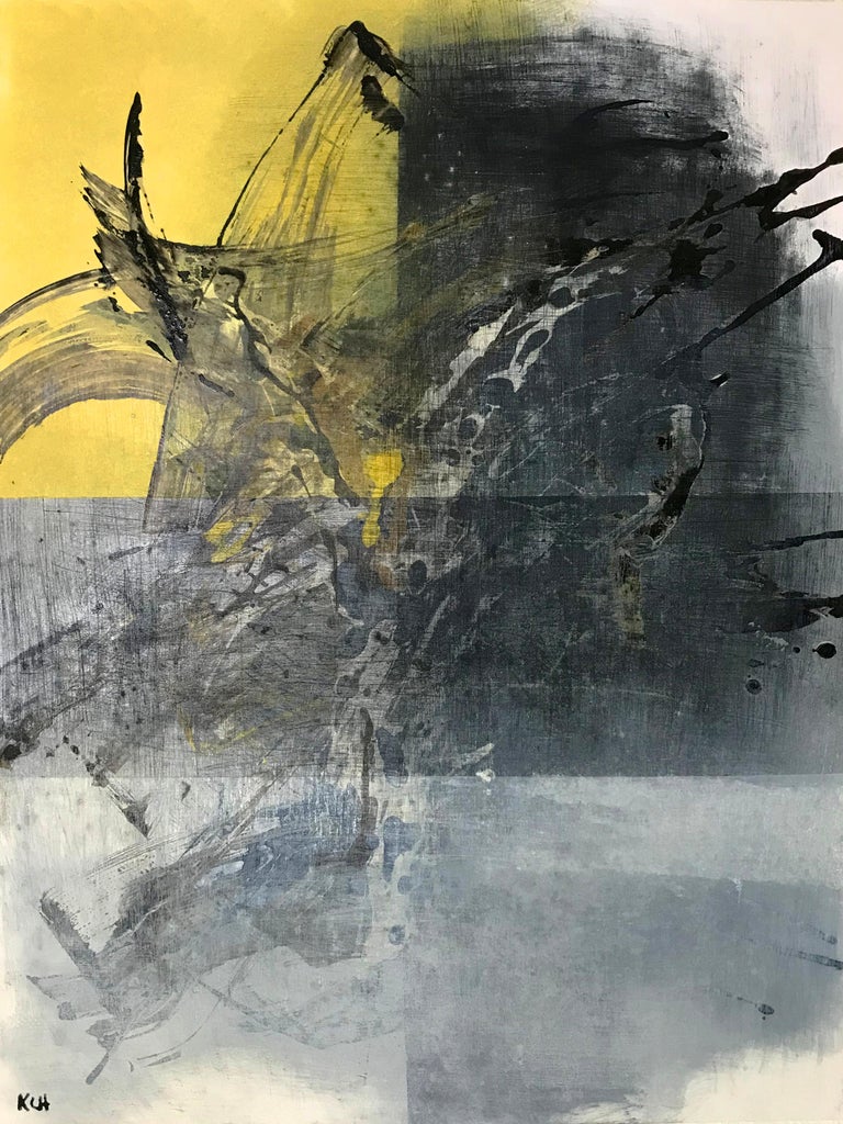 Kris Haas - Worn and Torn #12, Abstract Painting For Sale at 1stDibs