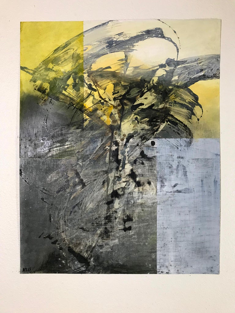 Kris Haas - Worn and Torn #17, Abstract Painting For Sale at 1stDibs