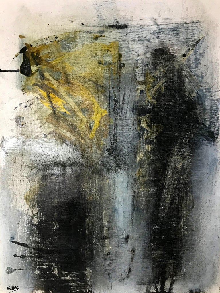 Kris Haas - Worn and Torn #2, Abstract Painting For Sale at 1stDibs