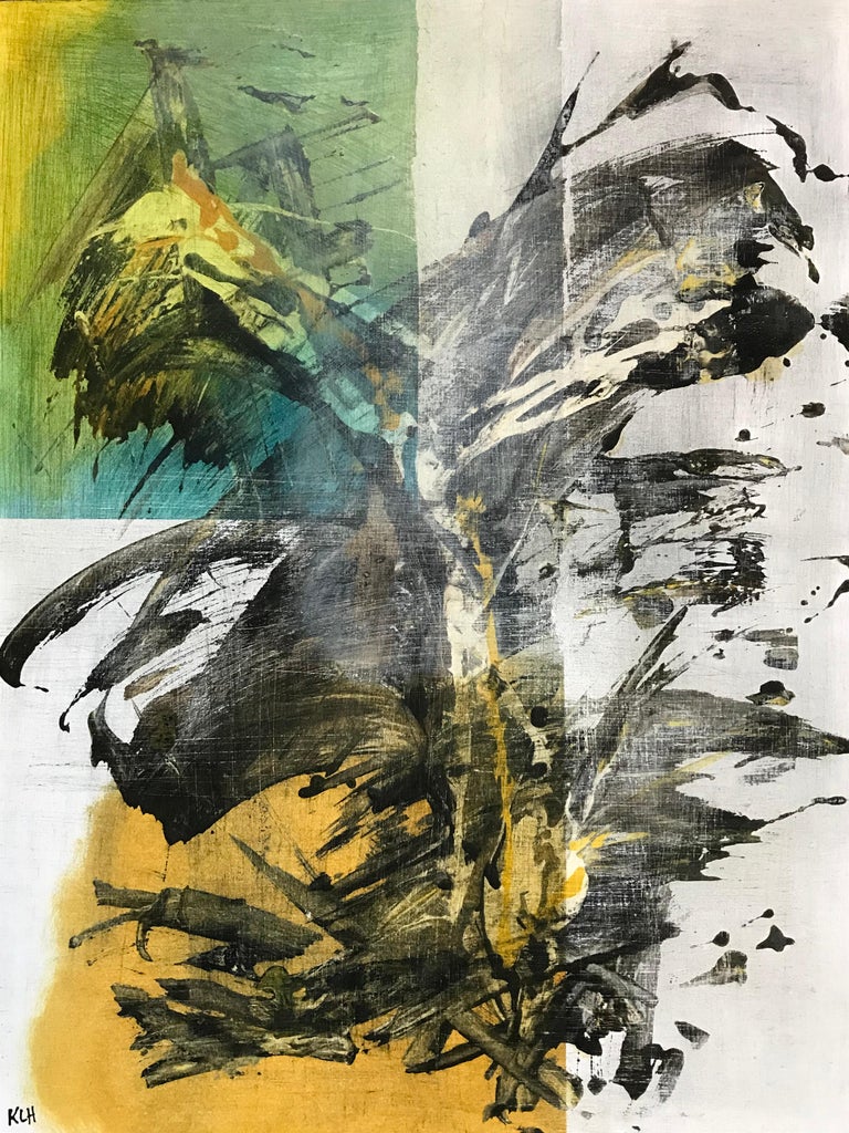 Kris Haas - Worn and Torn #27, Abstract Painting For Sale at 1stDibs