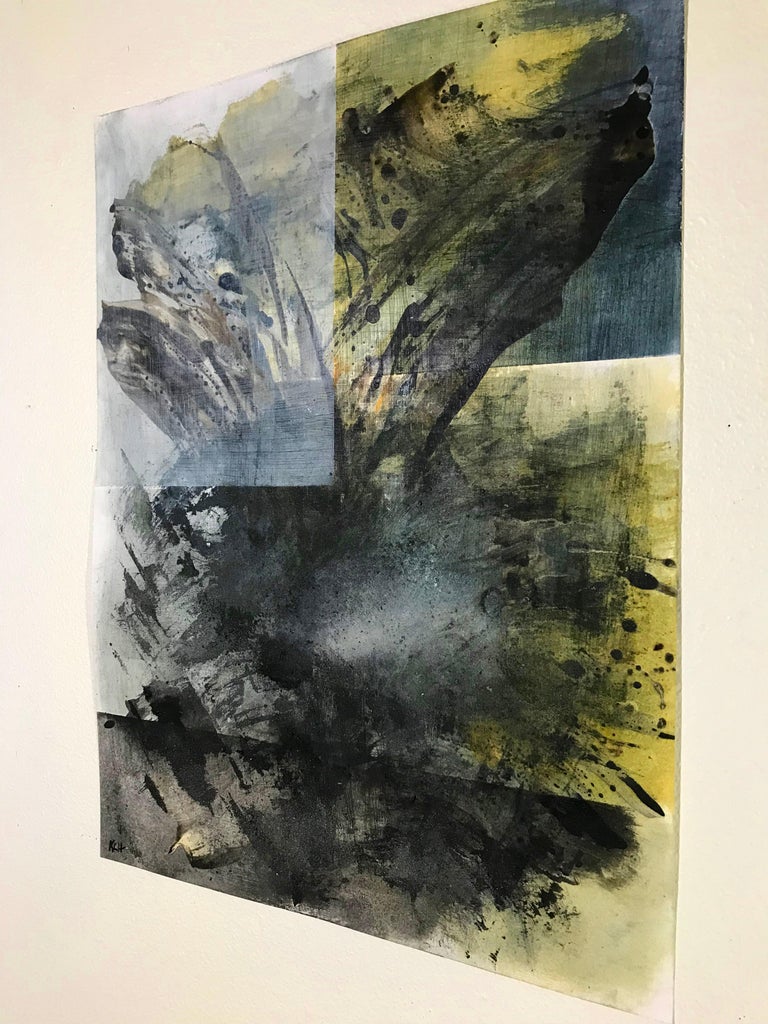 Kris Haas - Worn and Torn #6, Abstract Painting For Sale at 1stDibs