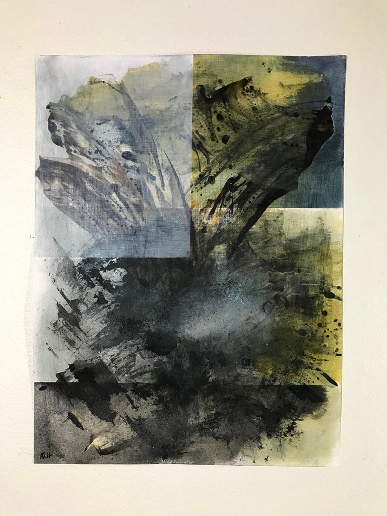 Kris Haas - Worn and Torn #6, Abstract Painting For Sale at 1stDibs