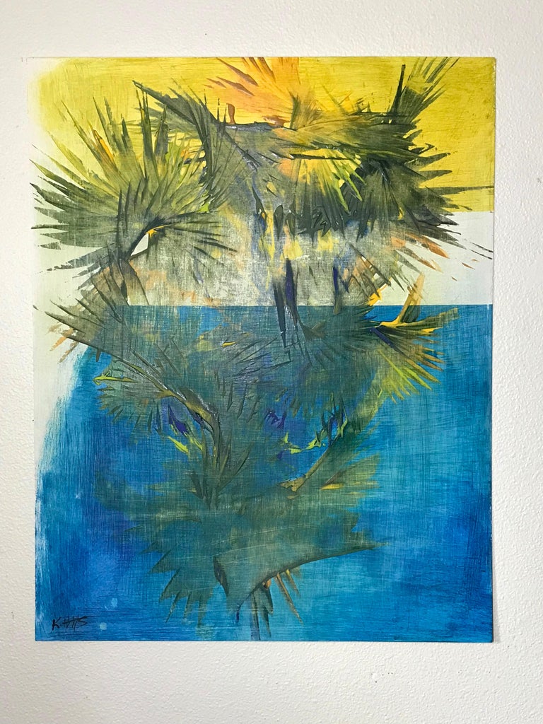 Kris Haas - Worn and Torn #61, Abstract Painting For Sale at 1stDibs