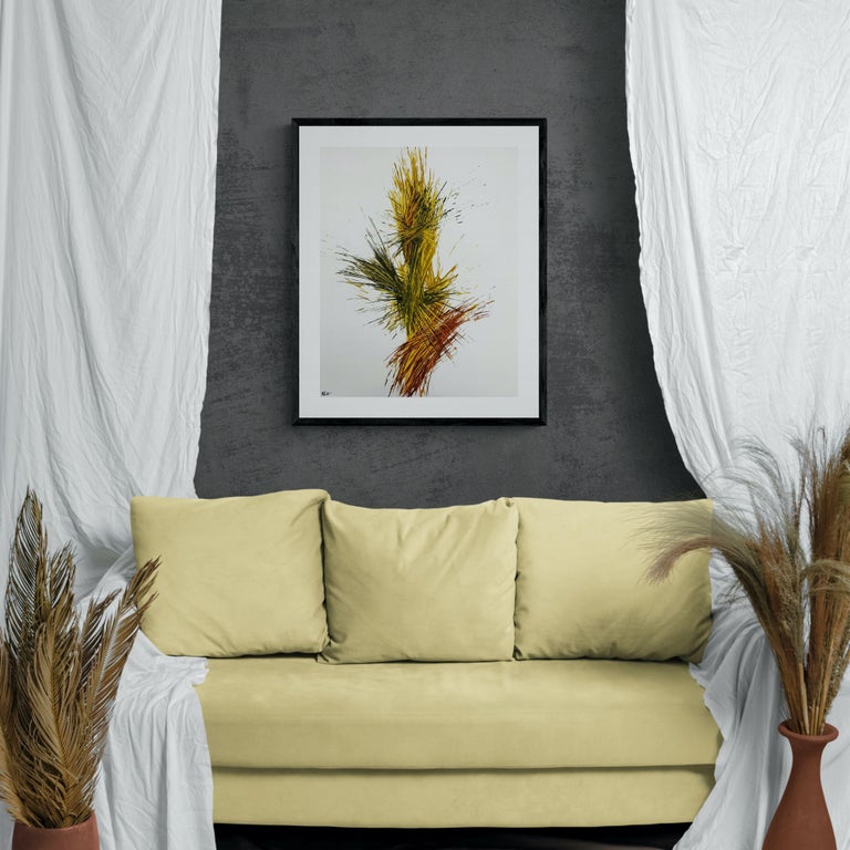 Kris Haas - Colour and Movement #3, Painting, Oil on Paper For Sale at ...