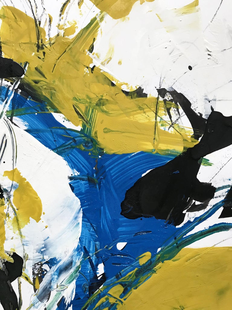 Kris Haas - Playful Reality, Painting, Oil on Paper For Sale at 1stDibs