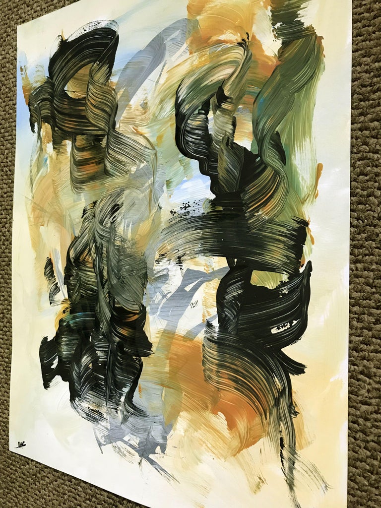 Kris Haas - Seen and Unseen #415, Painting, Oil on Paper For Sale at ...