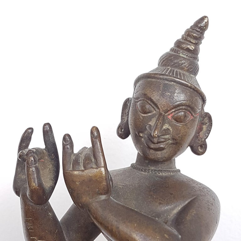 Krishna Venugopal, Orissa/Bengal, India, 18th Century, Cire Perdue Bronze For Sale at 1stDibs