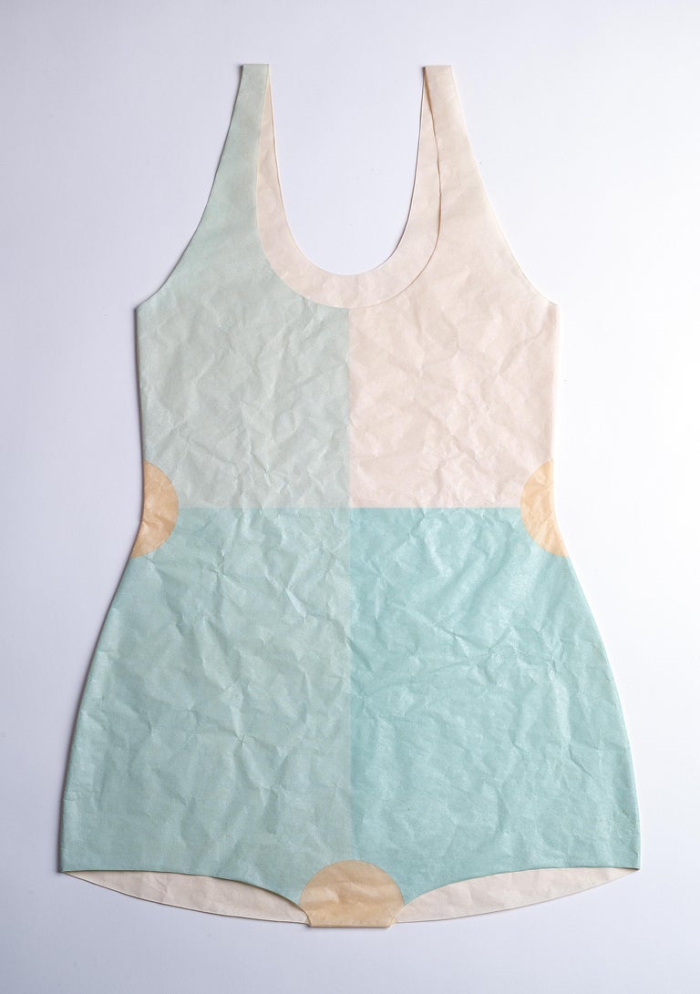 Kristen Martincic - "Four Corners Suit" an oil ink and hand sewn ...
