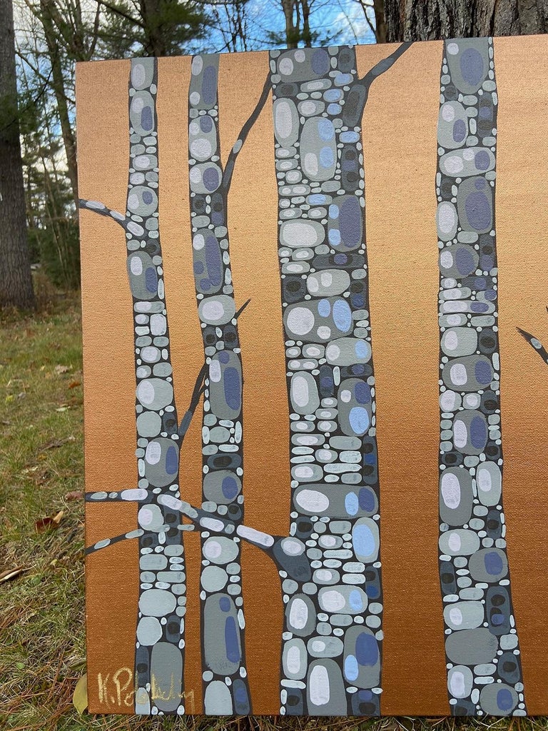 Kristen Pobatschnig - Birch Forest For Sale at 1stDibs