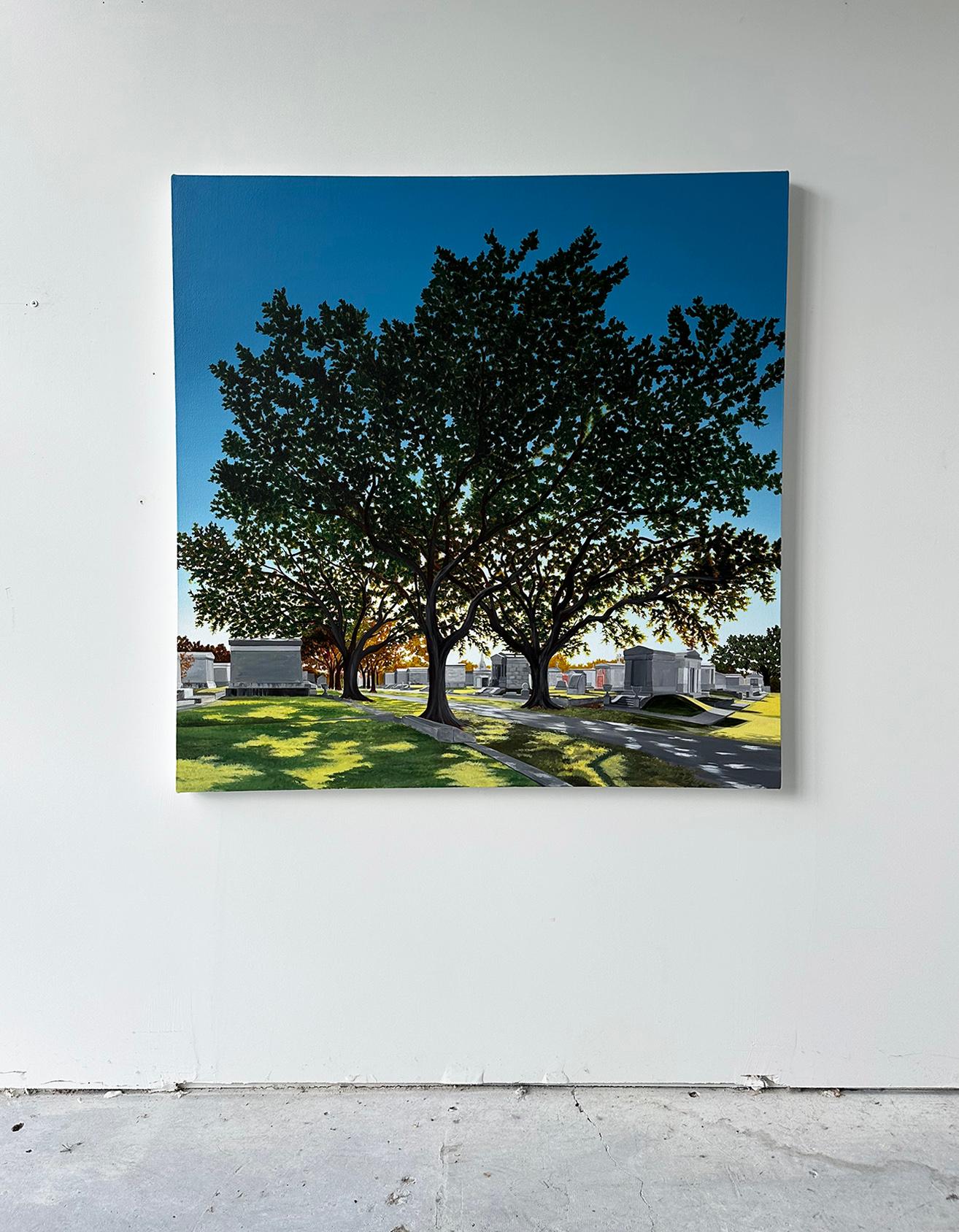 Kristin Moore - "Live Oak at Metairie Cemetery" -- Landscape Painting ...