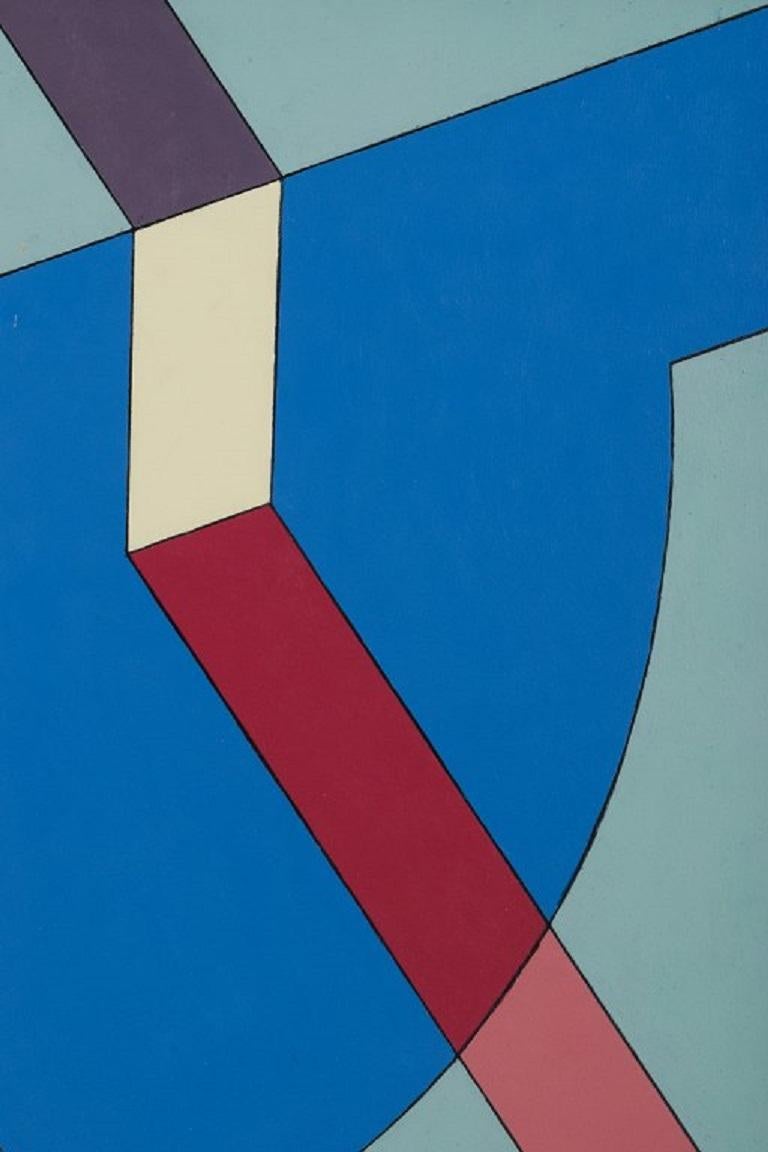 Kristin Rapp, Listed Swedish Artist. Oil/Panel. Composition with ...