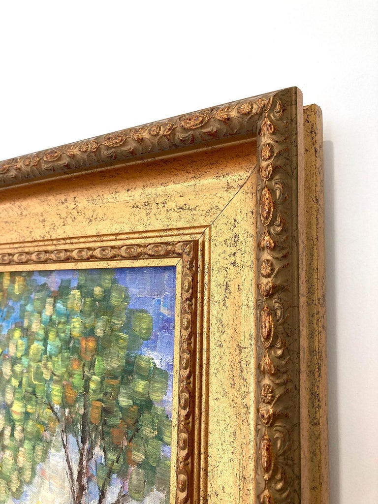 Kristina Nemethy - "A Walk Along the Woods" Impressionistic Oil on ...