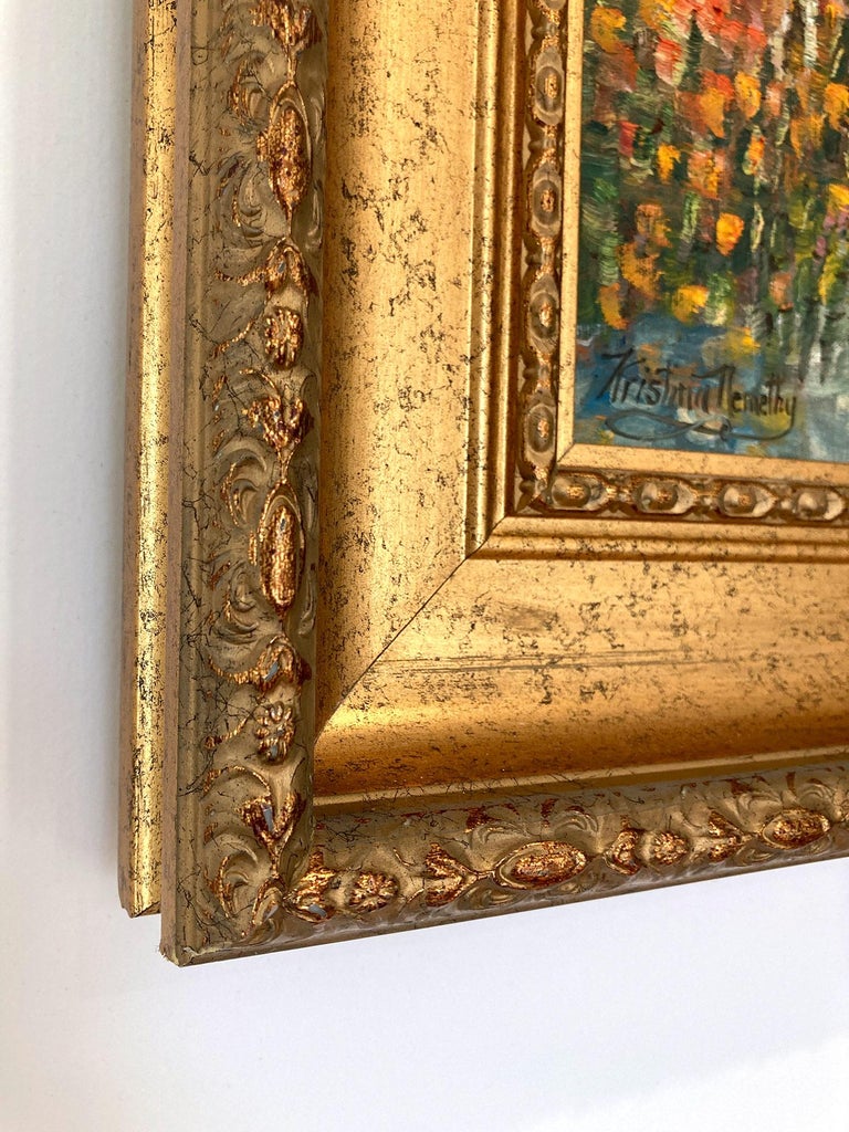 Kristina Nemethy - "A Walk Along the Woods" Impressionistic Oil on ...