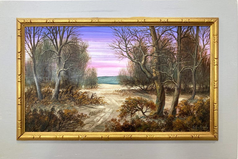 Kristina Nemethy - "Path in Woods at the Palisade MT" American Oil ...