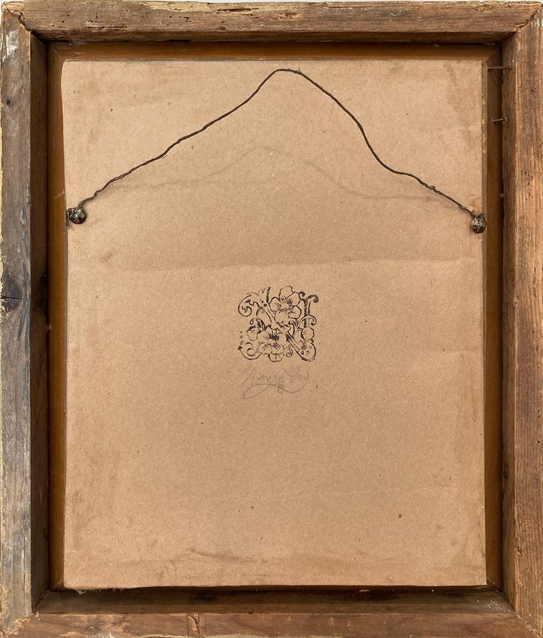 Kristina Nemethy - "Watering Flowers" Impressionistic Oil on Board ...