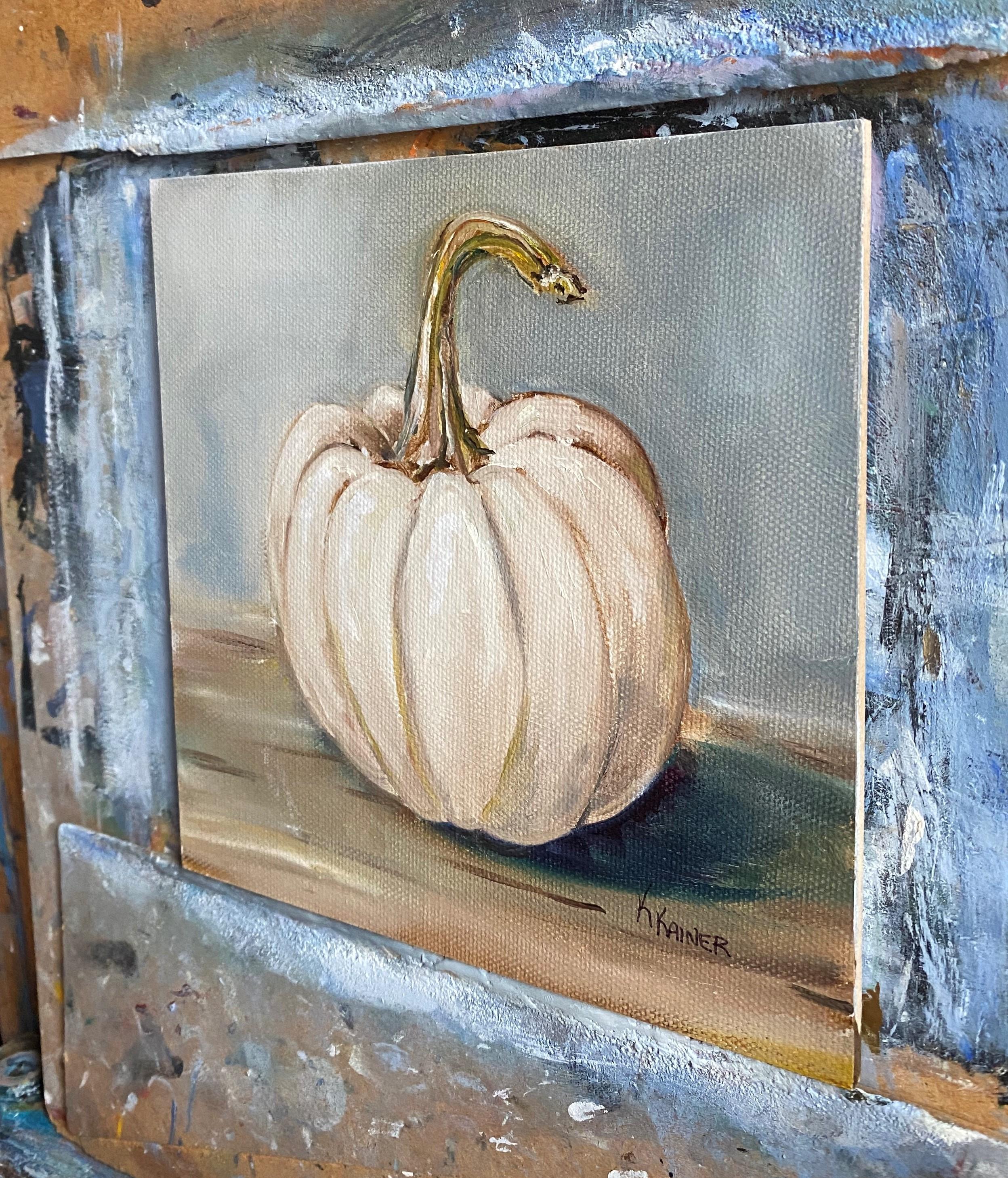 Pumpkin acrilic painting,miniature painting,thanksgiving gift,miniature ...