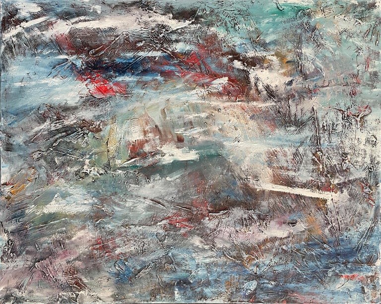Kristy Chettle - ‘Untitled ‘Oil On Canvas Contemporary Abstract ...
