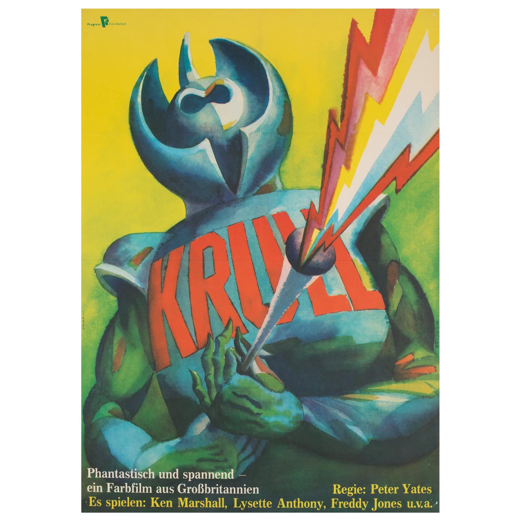Krull 1985 East German Film Poster, Wengler For Sale at 1stDibs