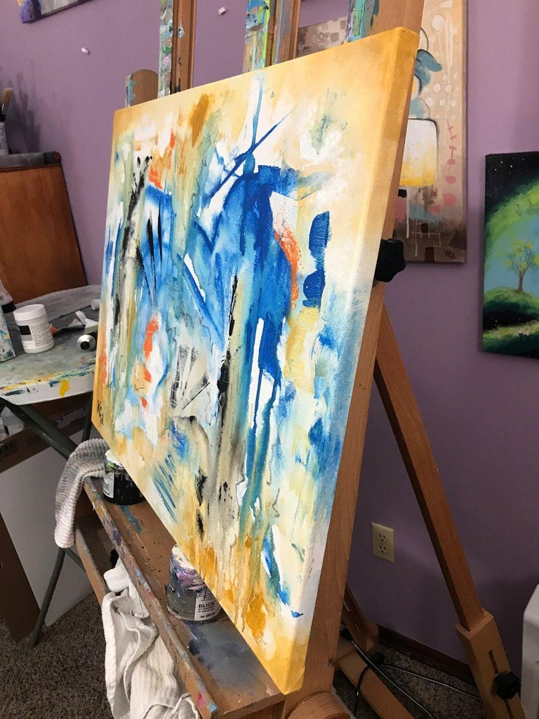 Krystle Cole - Cold Snap, Painting, Acrylic on Canvas For Sale at 1stDibs