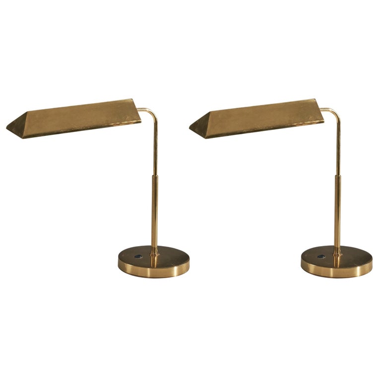 KT Valaisin, Table Lamp, Brass, Finland, 1960s For Sale at 1stDibs