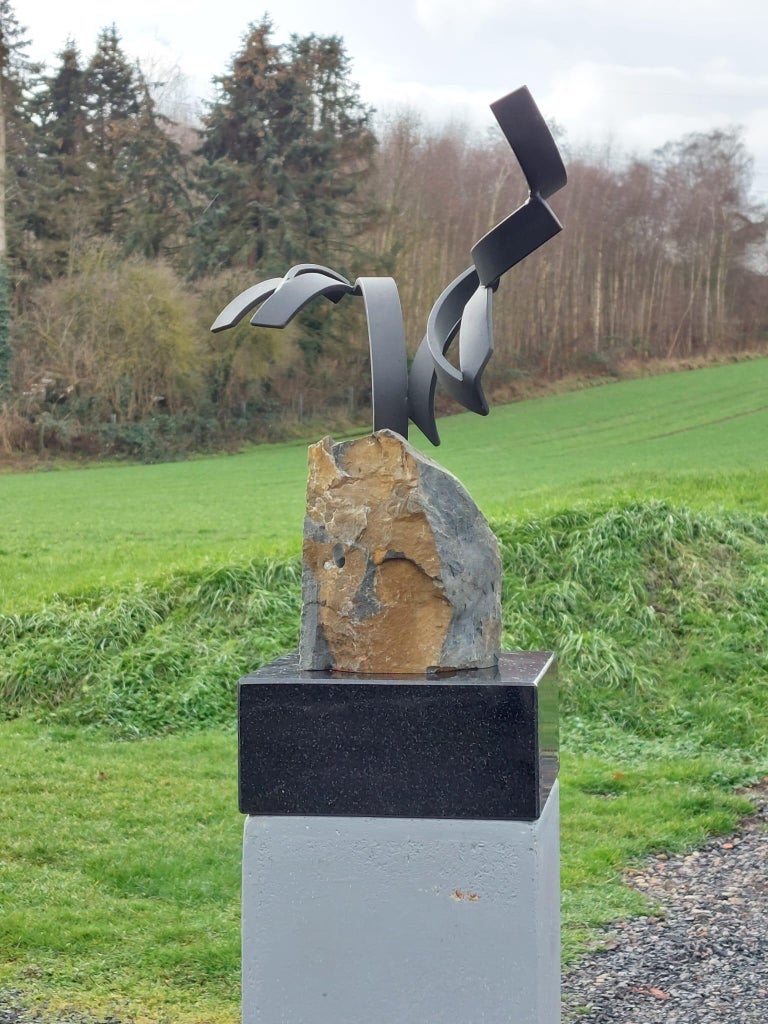 Kuno Vollet - SpiralBalancing Kuno Vollet Contemporary Steel Sculpture ...