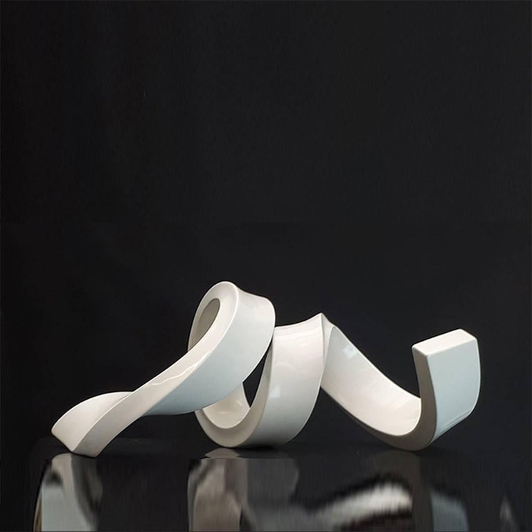 Kuno Vollet - White Flow by Kuno Vollet - Large Elegant Contemporary ...