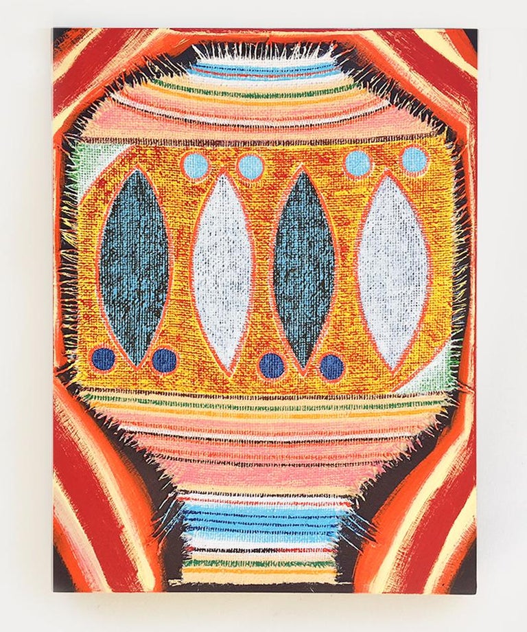 Kurt Herrmann - "Athenian Tik Tak" Painting - black, orange, blue ...