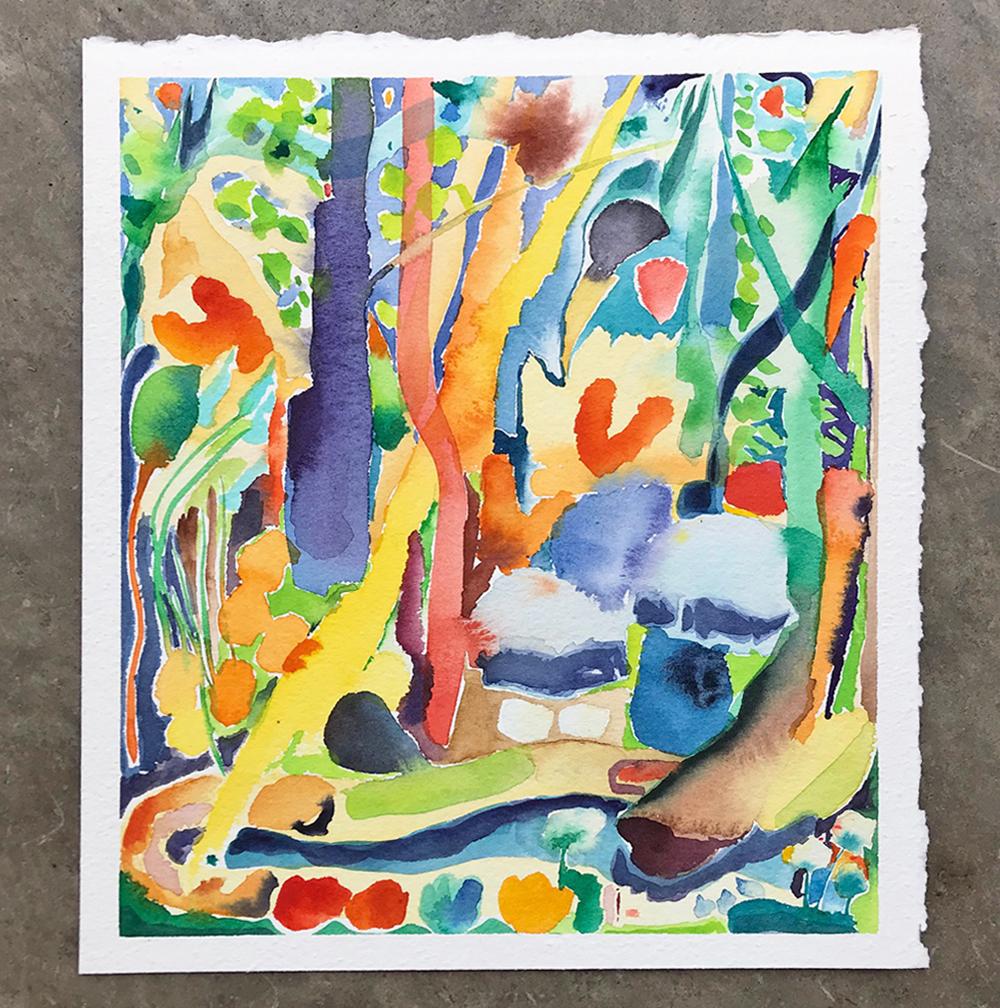 Pierre LeLong - Watercolour by Pierre Lelong Maisons et Chiminees ...