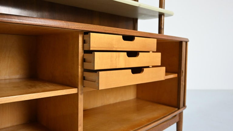 Kurt Olsen, Cabinet in Claro Walnut for a. Andersen and Bohm, C.1950 ...