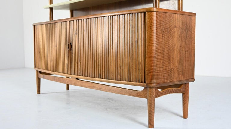 Kurt Olsen, Cabinet in Claro Walnut for a. Andersen and Bohm, C.1950 ...