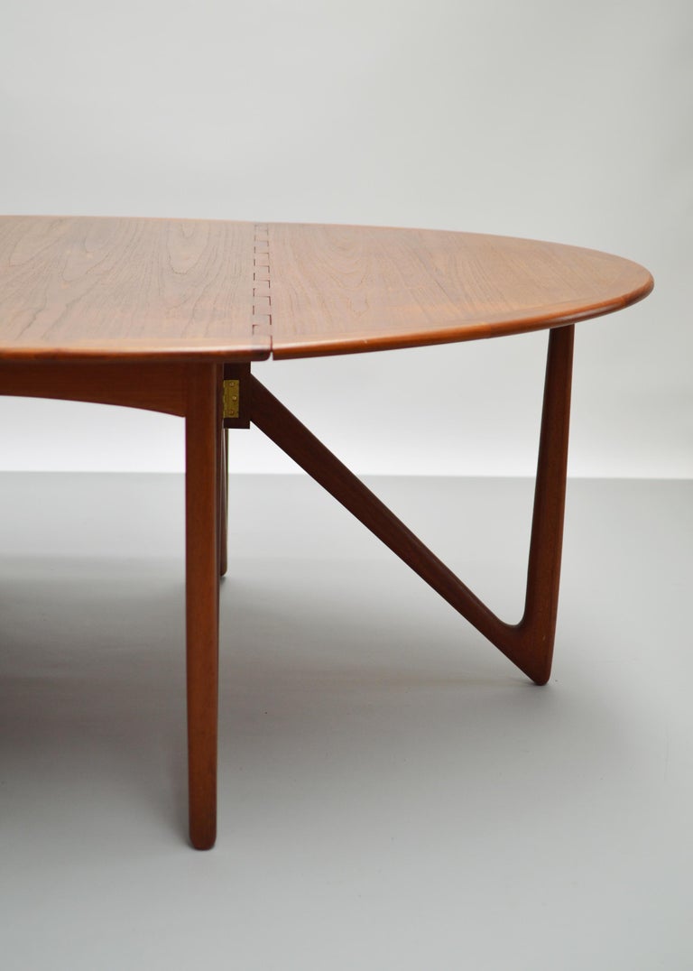 Mid-Century Scandinavian Drop-Leaf Dining Table, c.1960 For Sale at 1stDibs