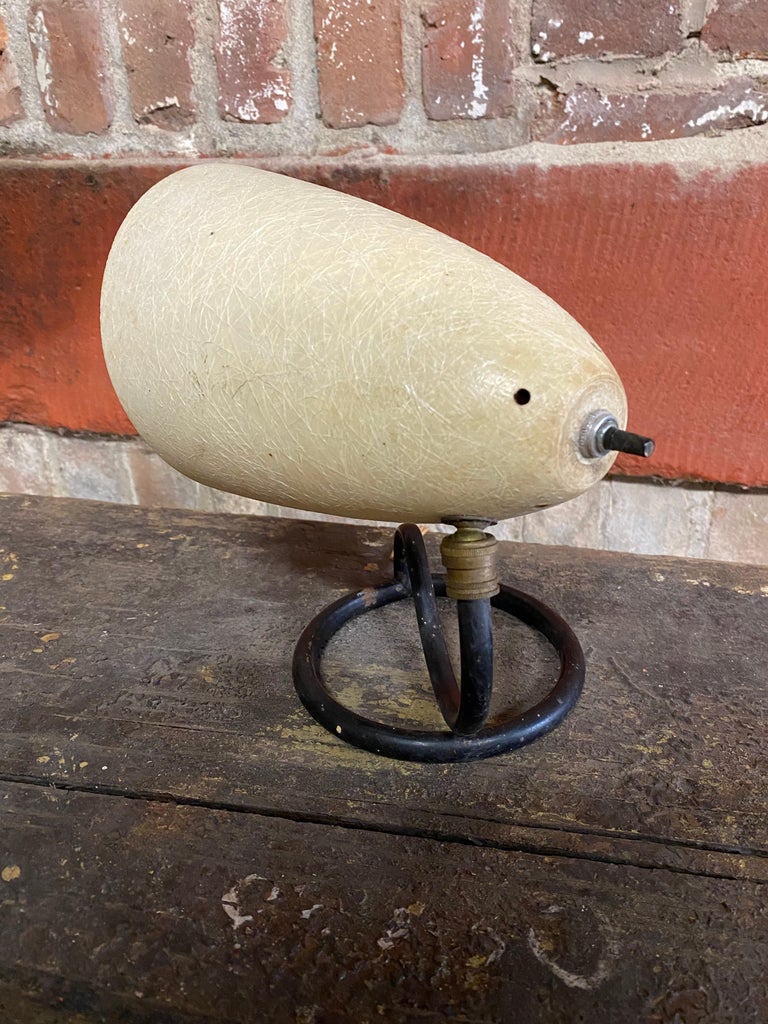 Kurt Versen Fiberglass Cone Spotlight at 1stDibs