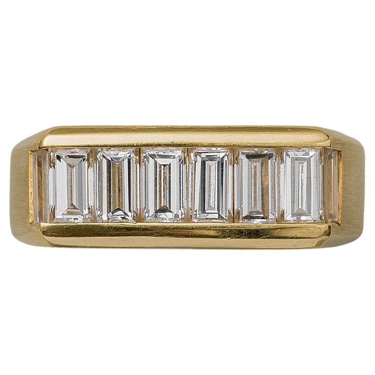Kurt Wayne Gold and Diamond Band Ring For Sale at 1stDibs