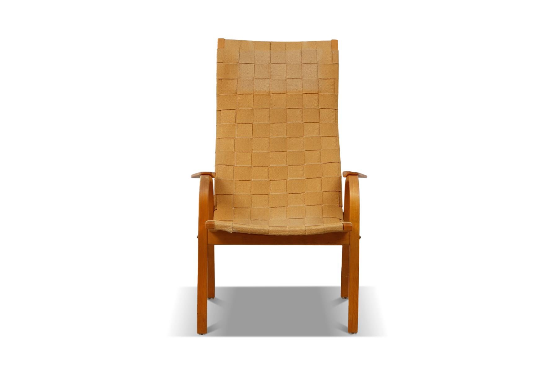 Kurvan Model Highback Lounge Chair by Yngve Ekström For Sale at 1stDibs