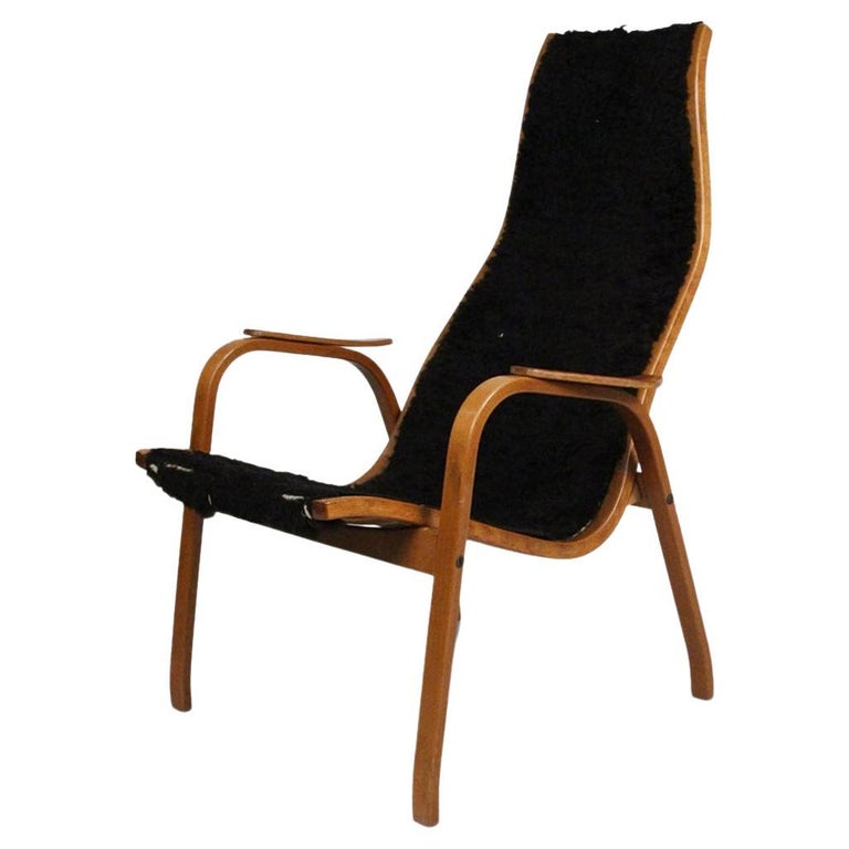 Kurvan Model Highback Lounge Chair By Yngve Ekström En vente sur 1stDibs