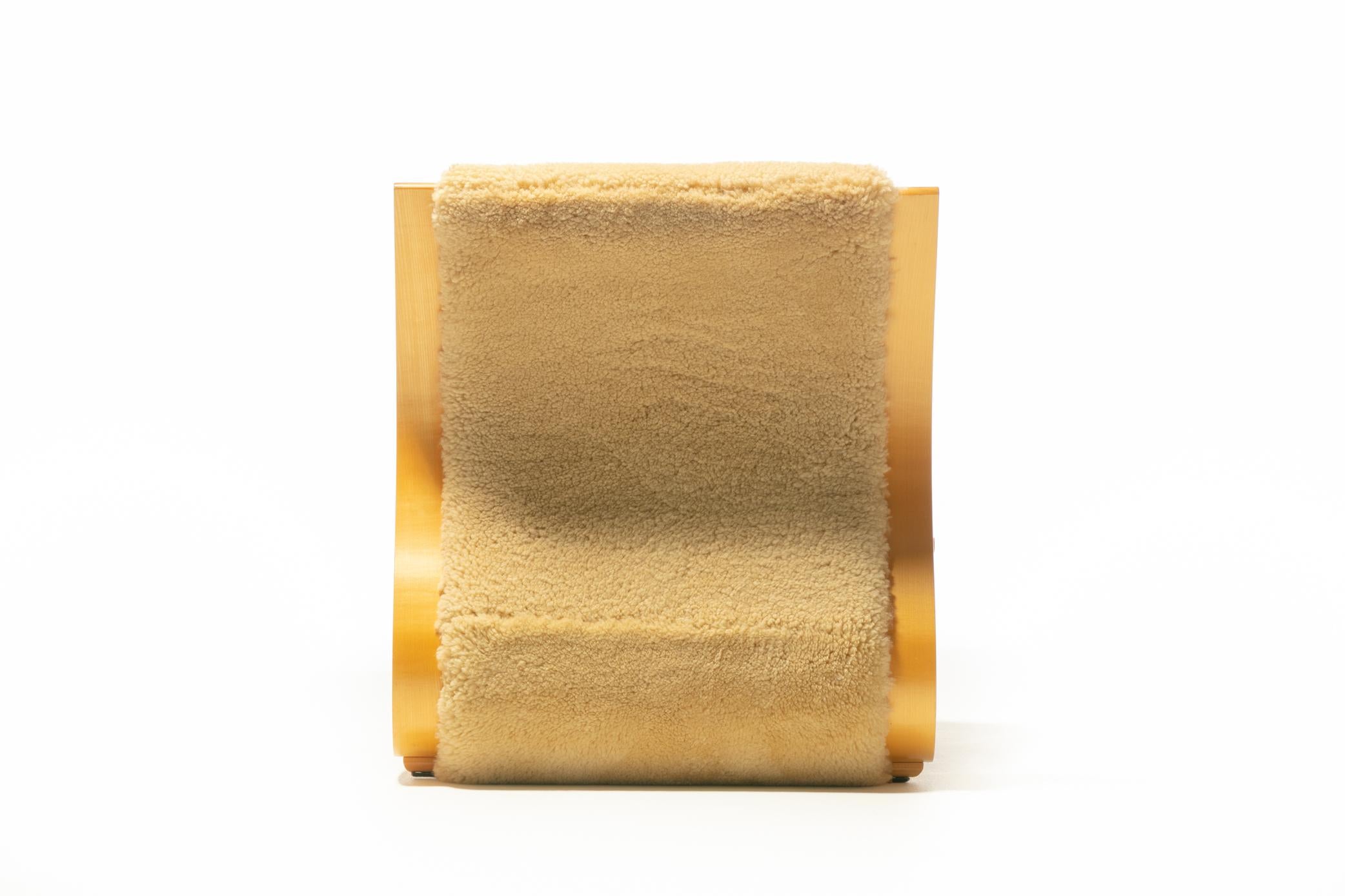 Kurve Post Modern Lounge Chair by Karim Ashid in Luxurious Palomino ...