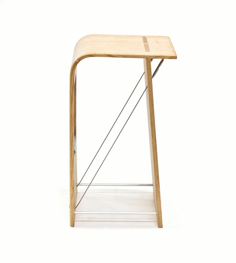 Kurvor Counter Stool in Oiled Rift Sawn Red Oak by Samantha Brueggen ...