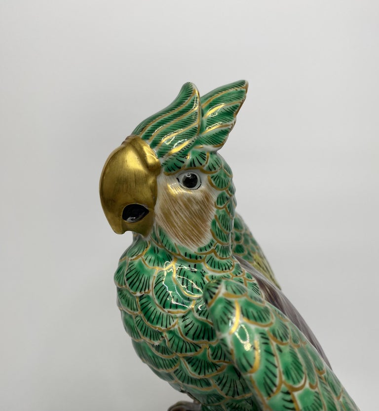 Kutani Porcelain Parrot, Japan, circa 1890, Meiji Period For Sale at ...