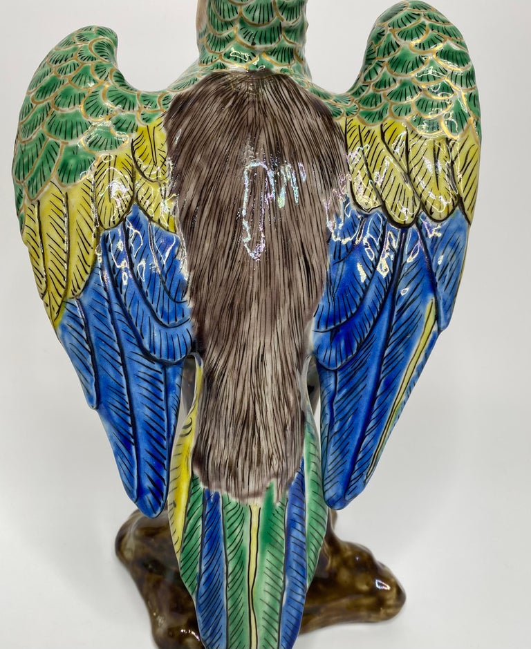 Kutani Porcelain Parrot, Japan, circa 1890, Meiji Period For Sale at ...