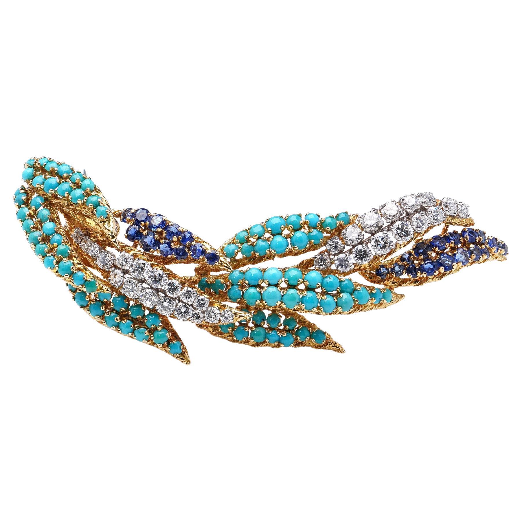 Antique Irish Brooch, 18k Yellow Gold Tara-Inspired Celtic Design 1906 at 1stDibs