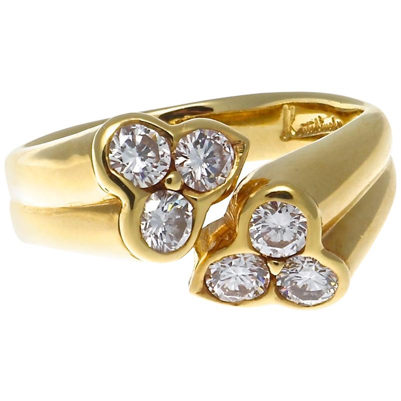 Kutchinsky Diamond Gold Ring For Sale at 1stDibs