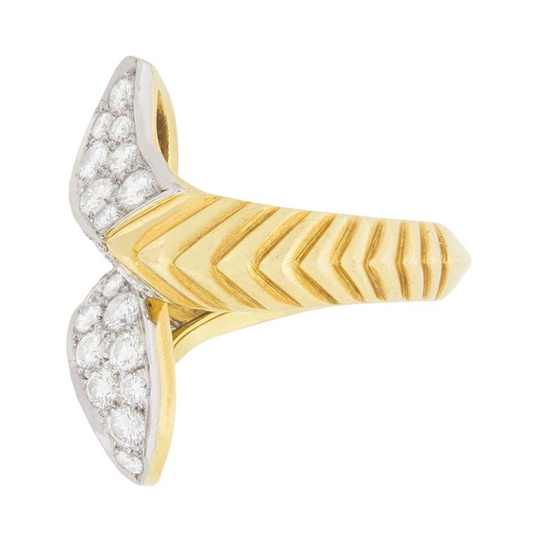Kutchinsky Diamond Ring, Hallmarked 1990 For Sale (Free Shipping) at ...